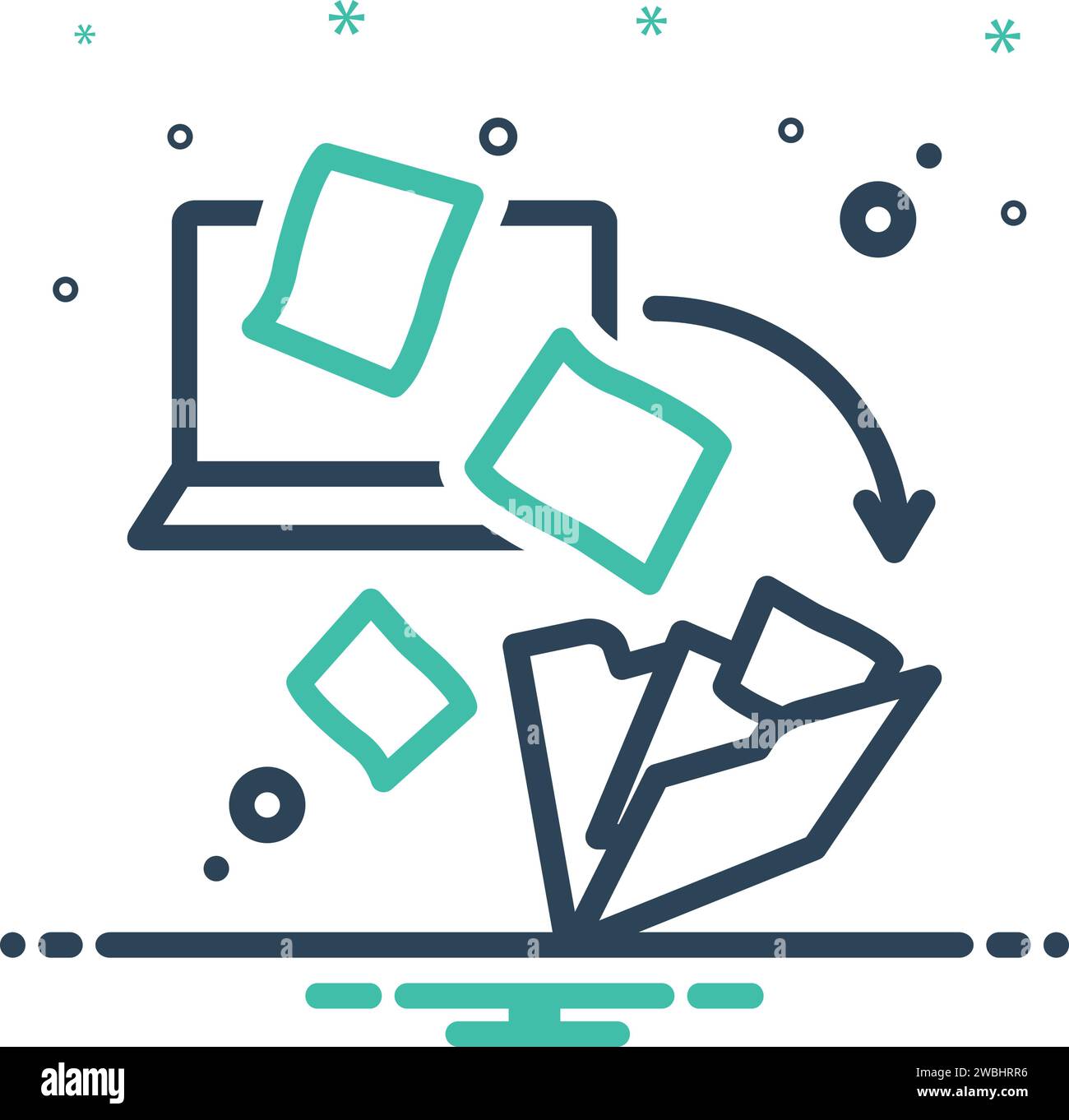 Dematerialization Stock Vector Images - Alamy