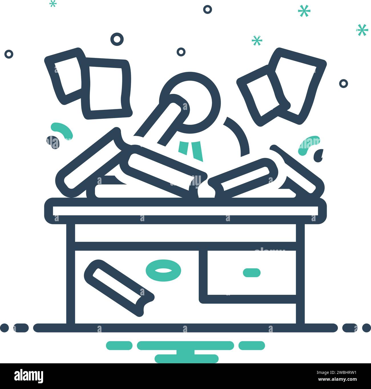 Disorganized Stock Vector Images - Alamy