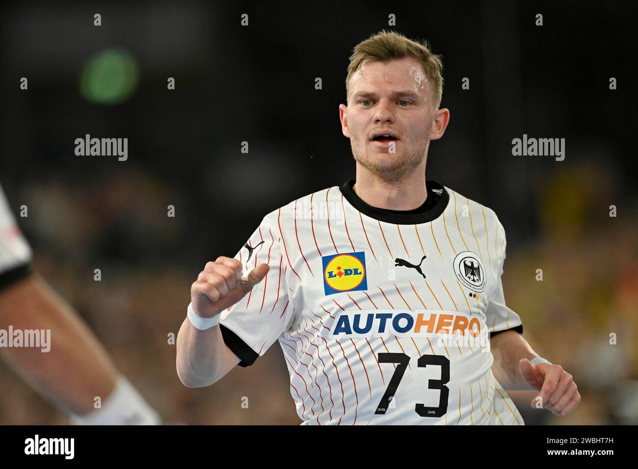 10.01.2024, Merkur Spiel-Arena, Düsseldorf, Men`s EHF Euro 2024 ...