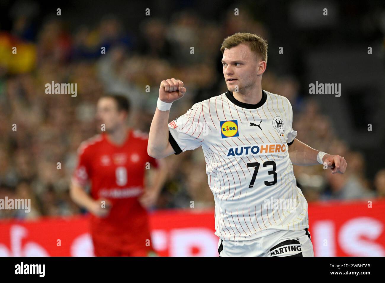 10.01.2024, Merkur Spiel-Arena, Düsseldorf, Men`s EHF Euro 2024 ...