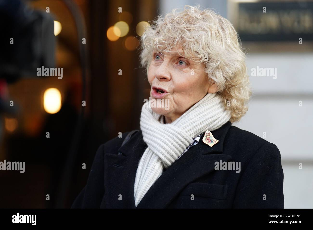 Former sub-postmaster Jo Hamilton arrives at Aldwych House, central ...