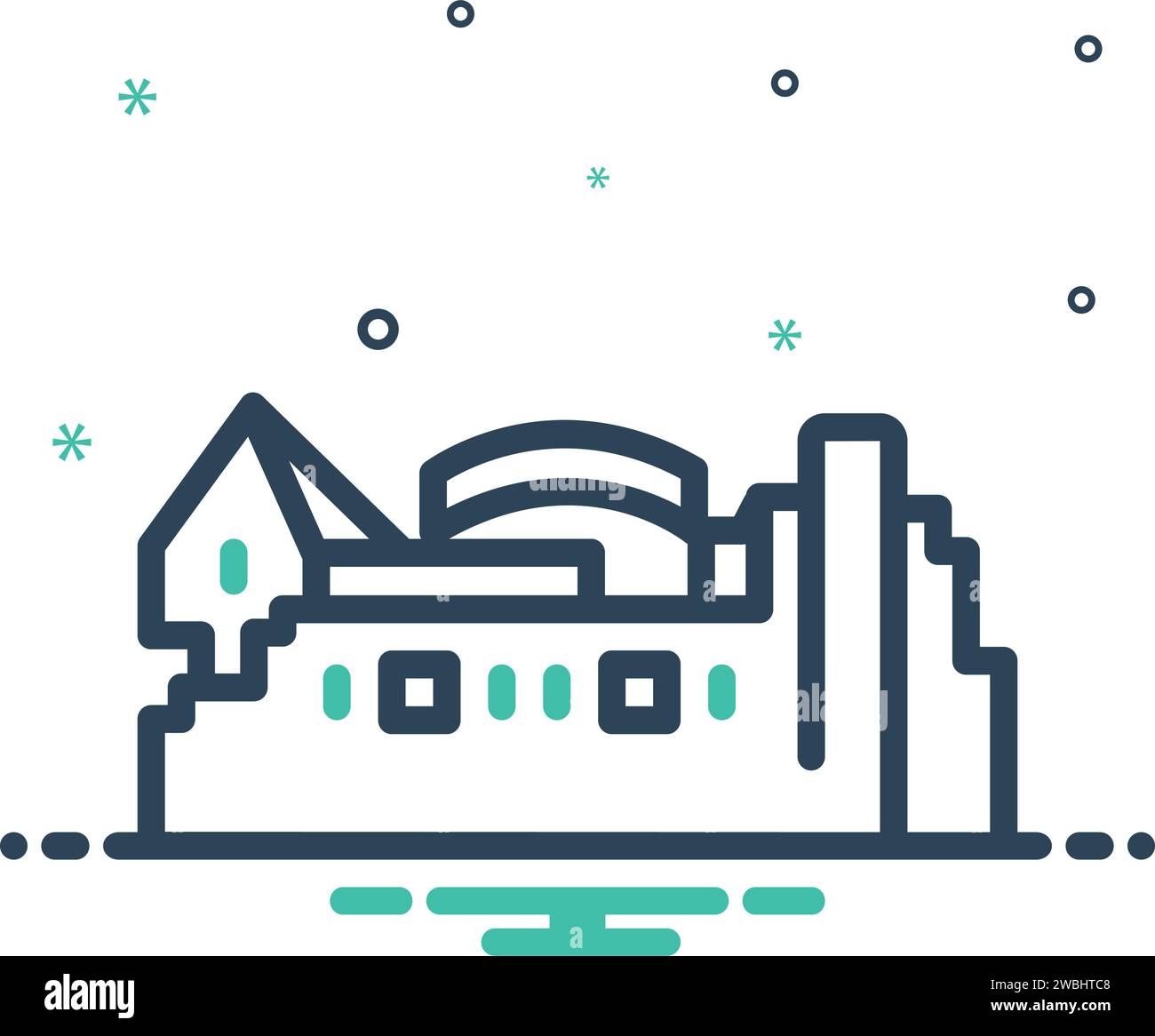 Icon for edinburgh,castle Stock Vector Image & Art - Alamy