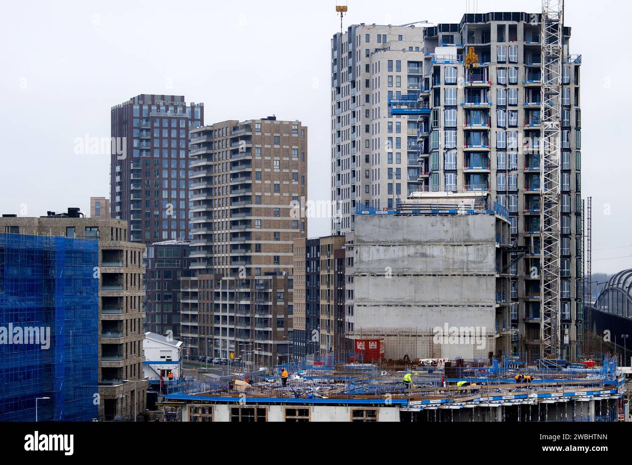 AMSTERDAM - New construction in the Elzenhagen district of Amsterdam ...