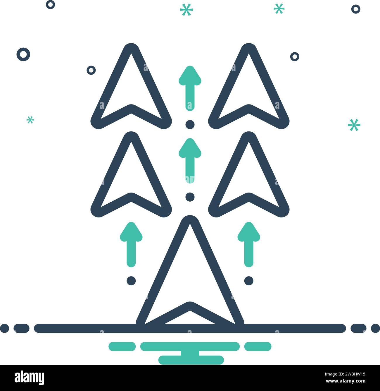 Icon for exceeded,arrow Stock Vector Image & Art - Alamy