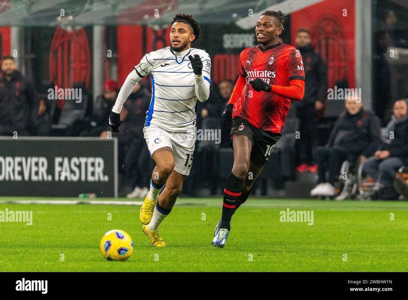 Milan, Italy - january 10 2024 - Milan-Atalanta coppa Italia - ederson ...