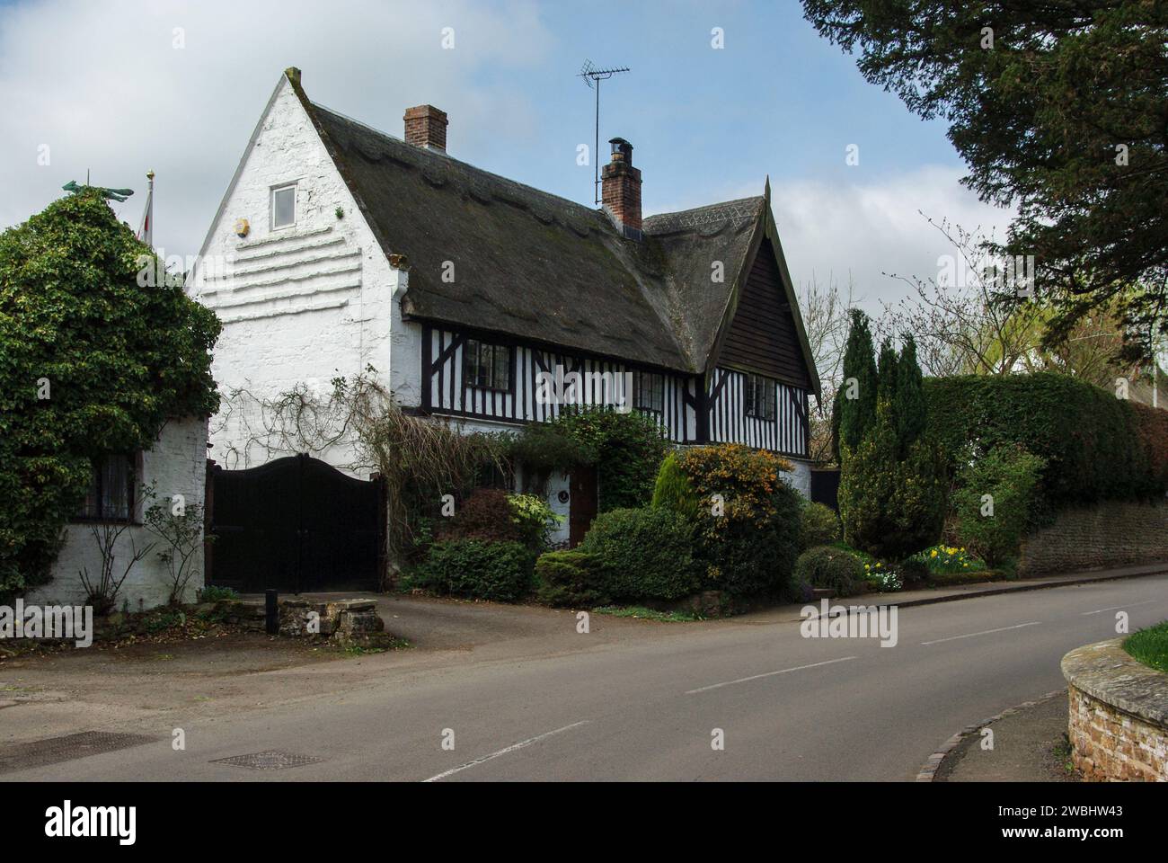 Fern Cottage, an attractive half timbered building in the village of ...