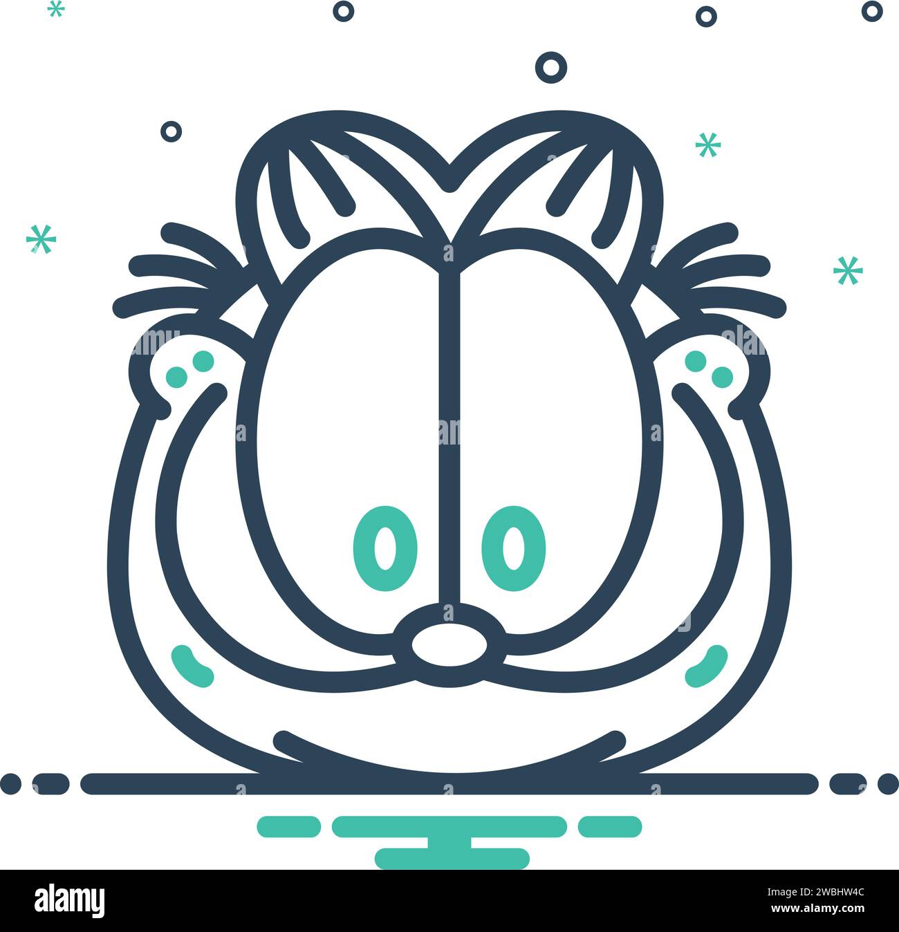 Icon for garfield,cartoon Stock Vector Image & Art - Alamy