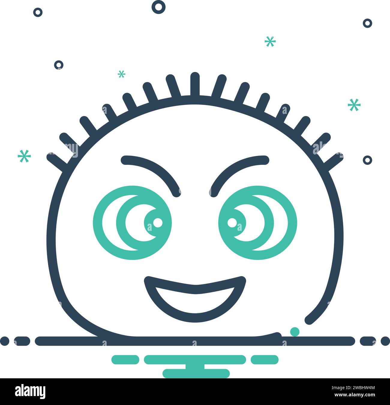 Frizzy vector vectors hi-res stock photography and images - Alamy