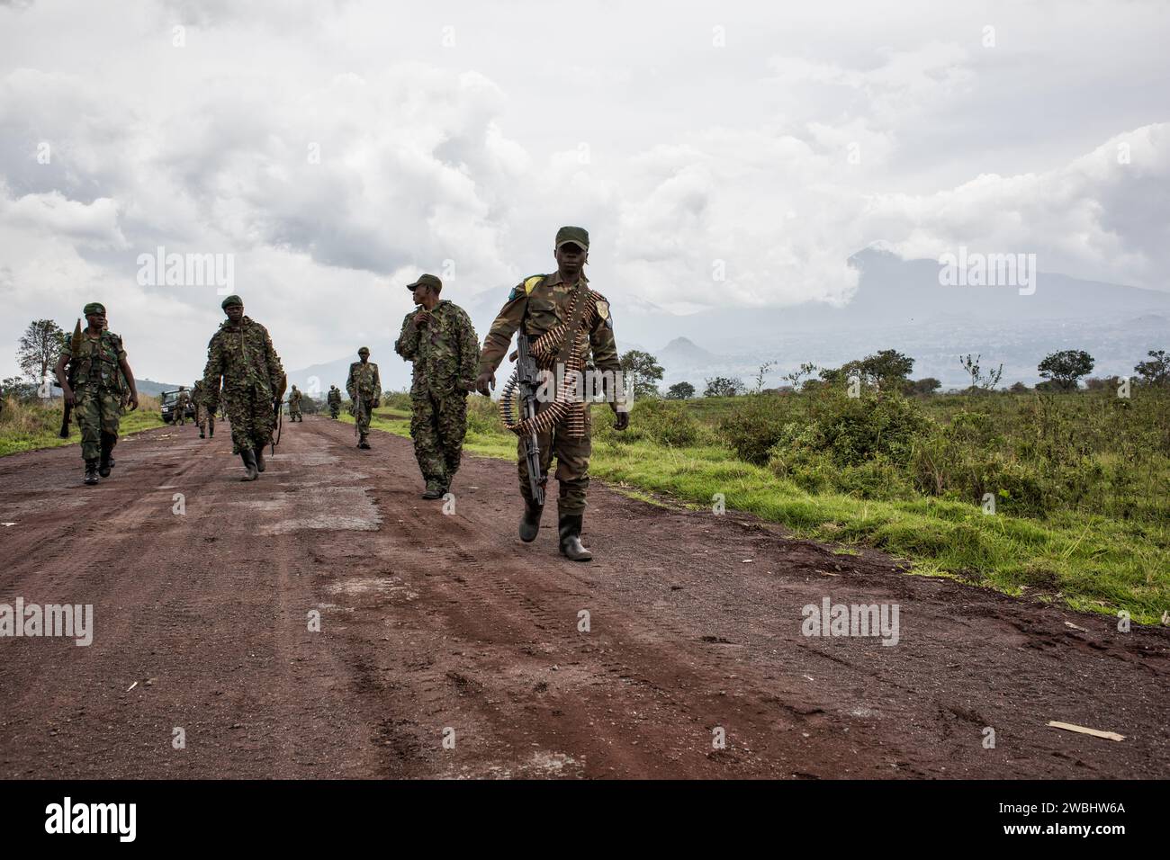 Governative soldiers near Goma, North Kivu, Democratic Republic of Congo, Africa Stock Photo - Alamy