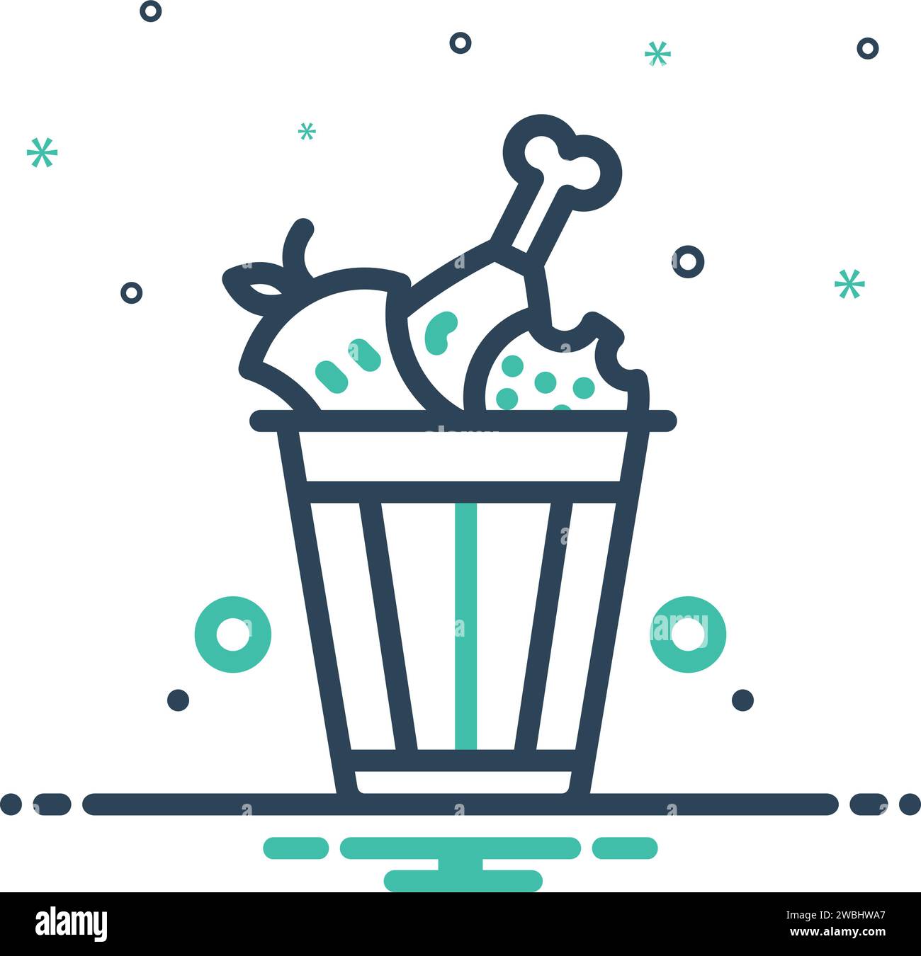Food waste Stock Vector Images - Alamy