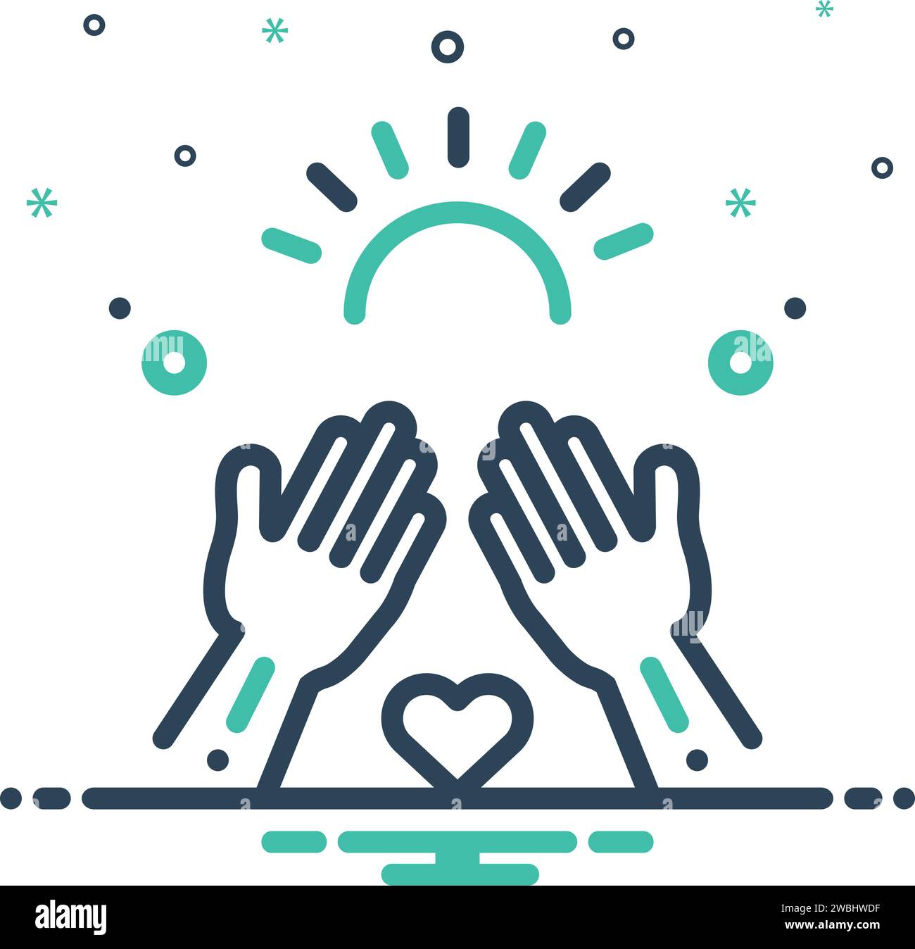 Icon for goodness,well being Stock Vector Image & Art - Alamy