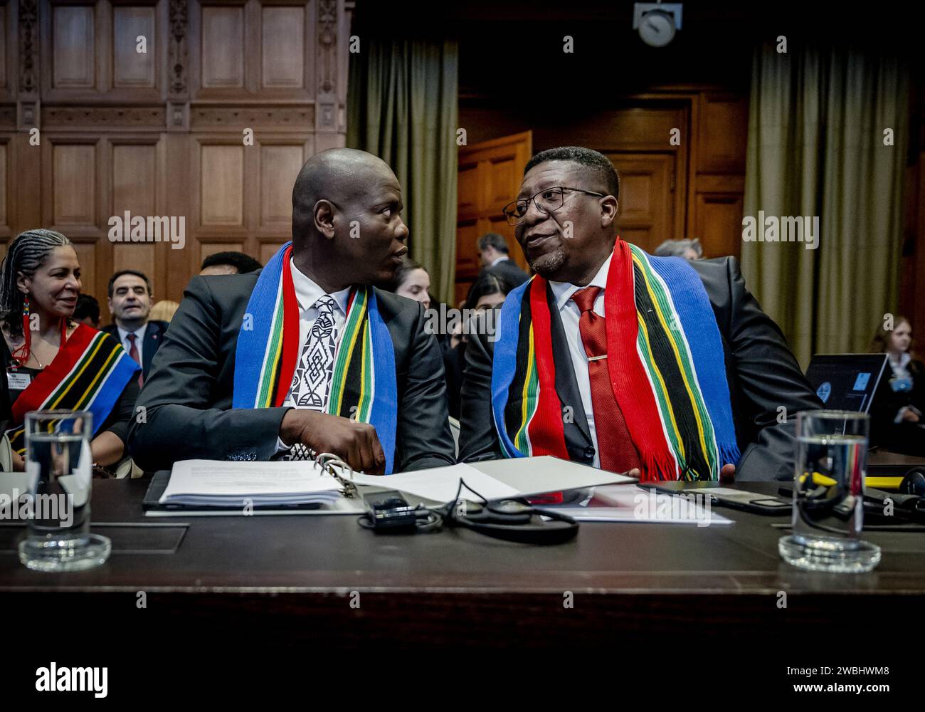 THE HAGUE - Ronald Lamola, Minister of Justice of South Africa, and ...