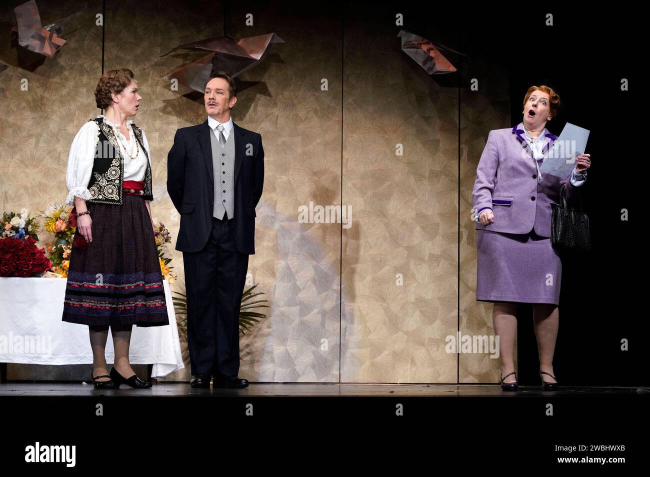 Antje Rietz, Max Gertsch und Nathalie Hallervorden bei der Fotoprobe ...