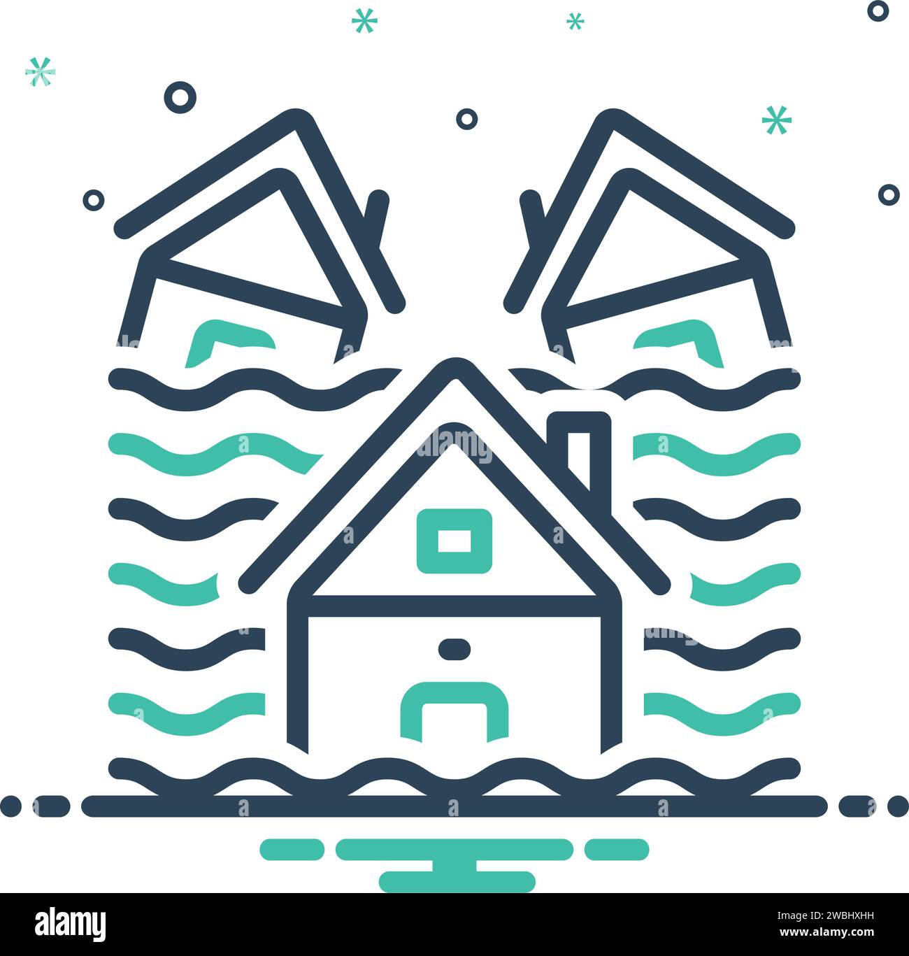 Inundation vector vectors Stock Vector Images - Alamy