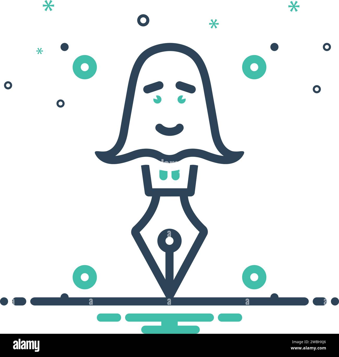 Icon for ghostwriter,storyteller Stock Vector Image & Art - Alamy