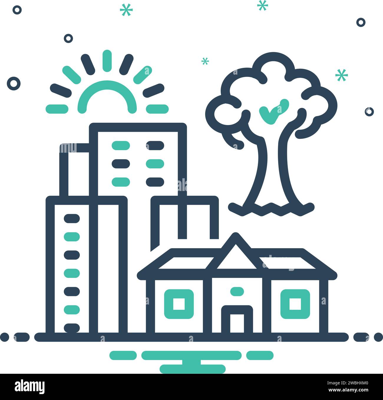 My hometown Cut Out Stock Images & Pictures - Alamy