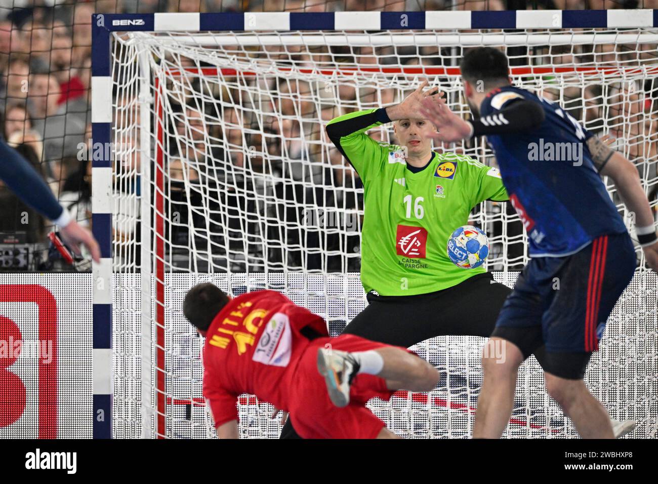 10.01.2024, Merkur Spiel-Arena, Düsseldorf, Men`s EHF Euro 2024 ...