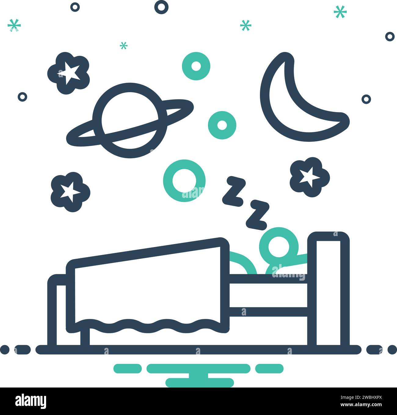 Slumber vector vectors hi-res stock photography and images - Alamy
