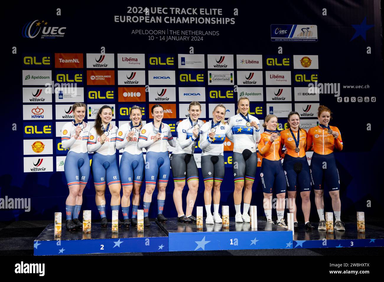 Apeldoorn, Netherlands. 10th Jan, 2024. Picture by Alex Whitehead/SWpix ...