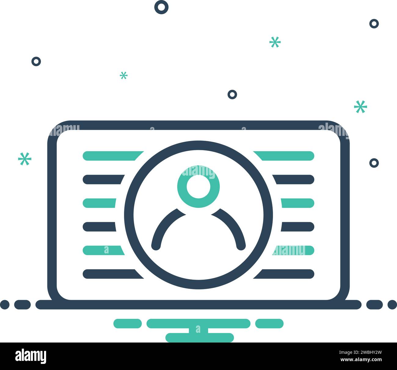Icon for license,certificate Stock Vector Image & Art - Alamy