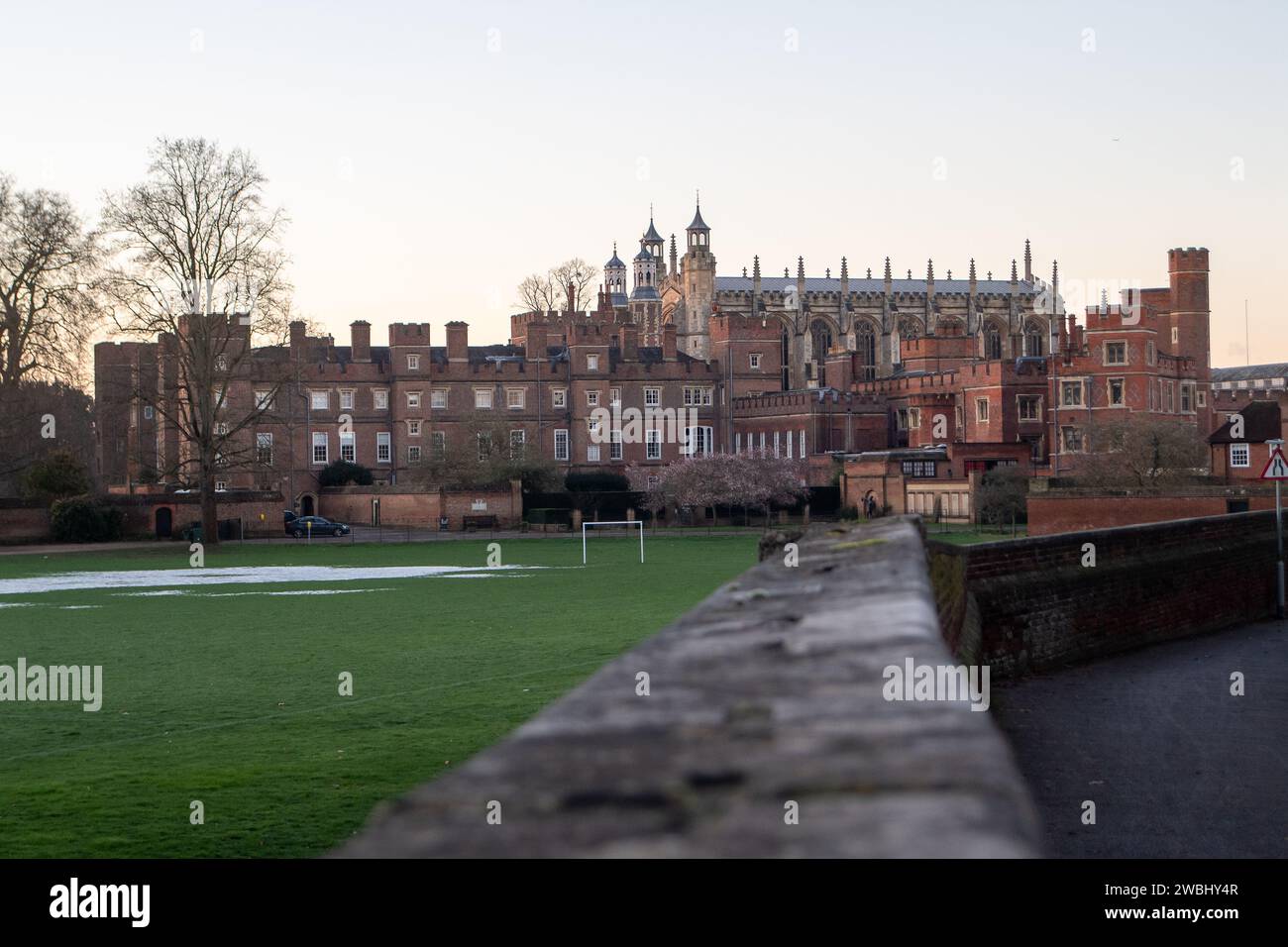 Famous public school Eton College in Eton, Windsor, Berkshire remains ...
