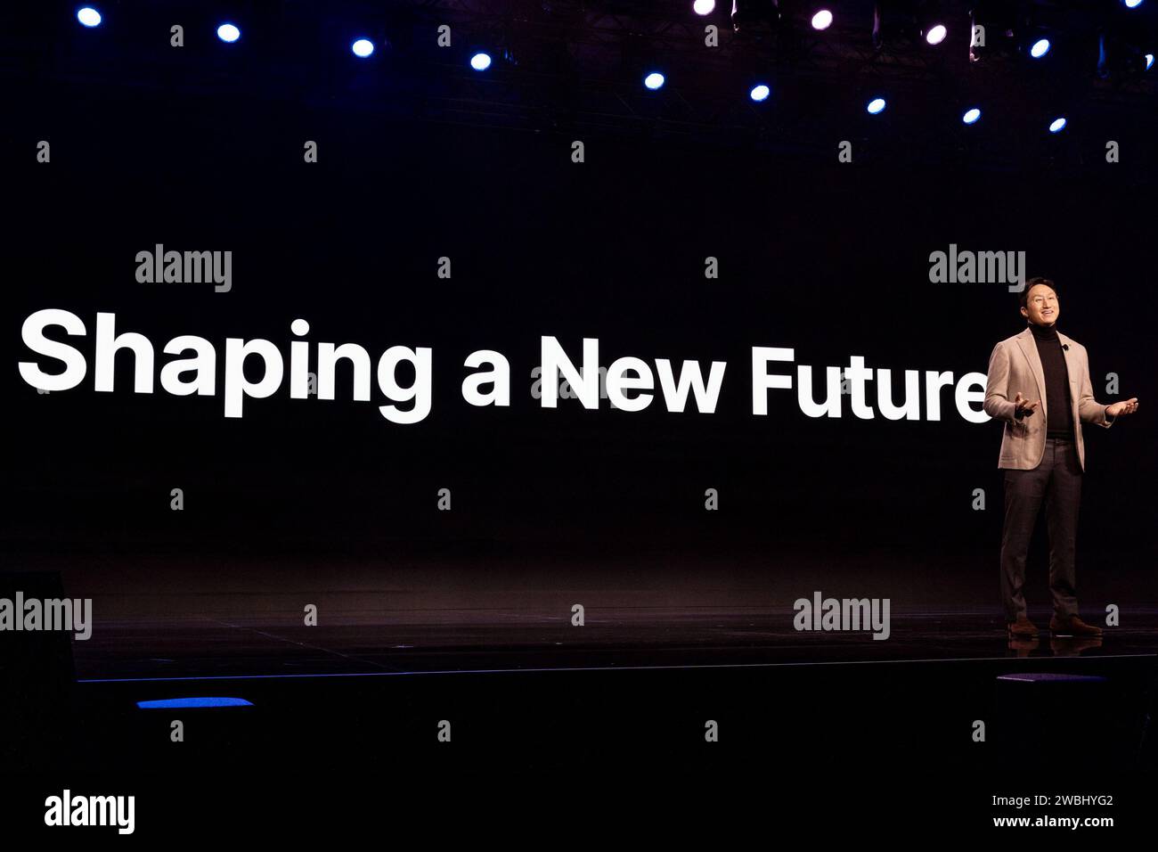 Las Vegas, USA. 10th Jan, 2024. Kisun Chung, Vice Chairman & CEO, HD ...