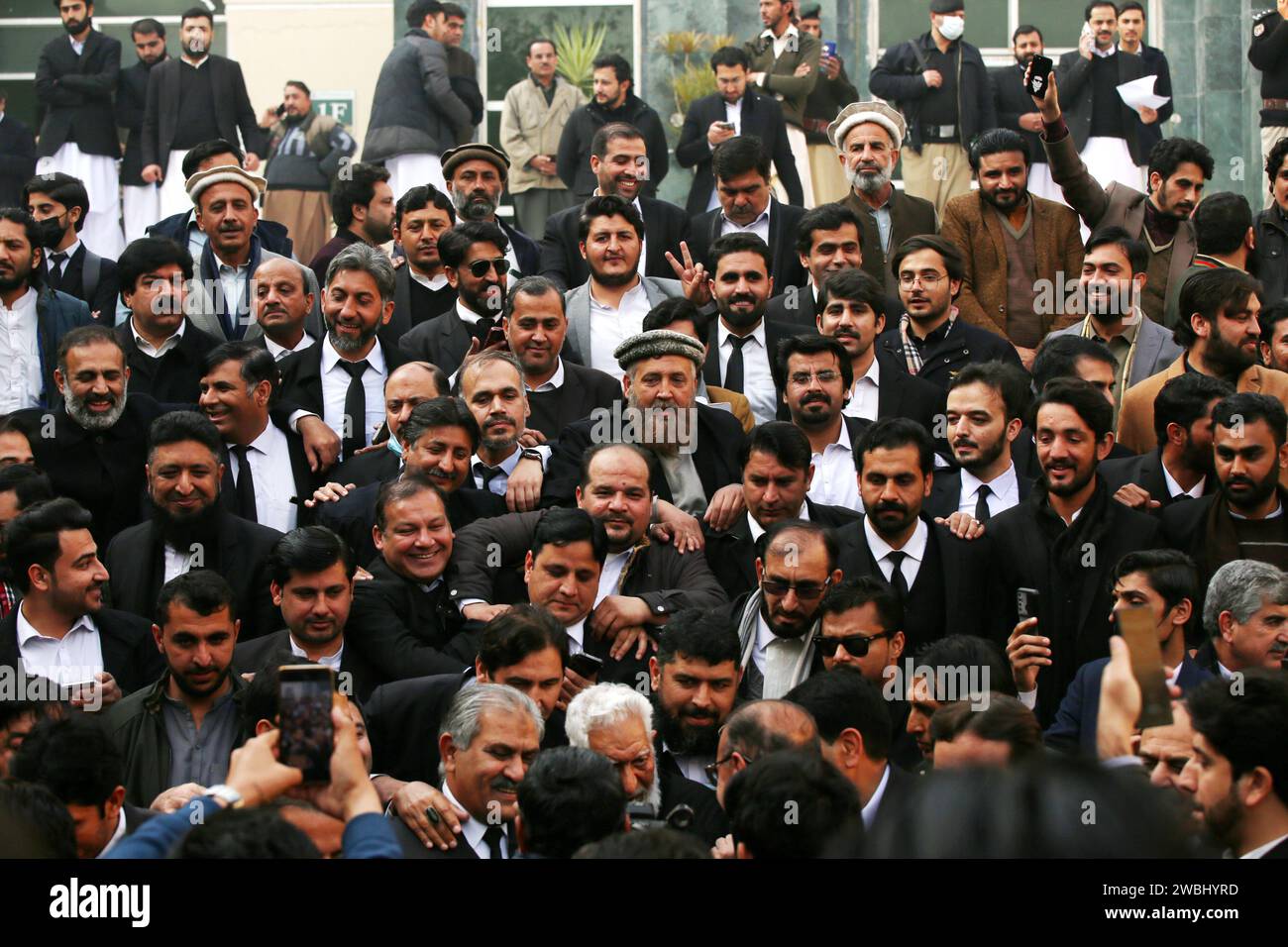 Peshawar, Peshawar, Pakistan. 11th Jan, 2024. Peshawar high court decision to grant bat as ...