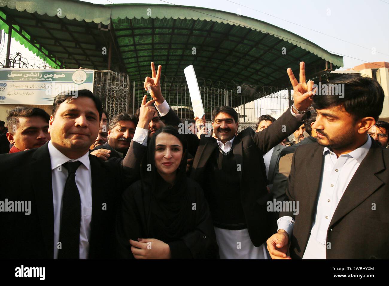 Peshawar, Peshawar, Pakistan. 11th Jan, 2024. Peshawar high court decision to grant bat as ...