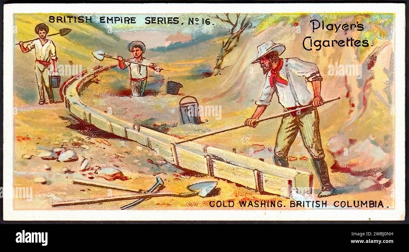 Gold washing illustration hi-res stock photography and images - Alamy
