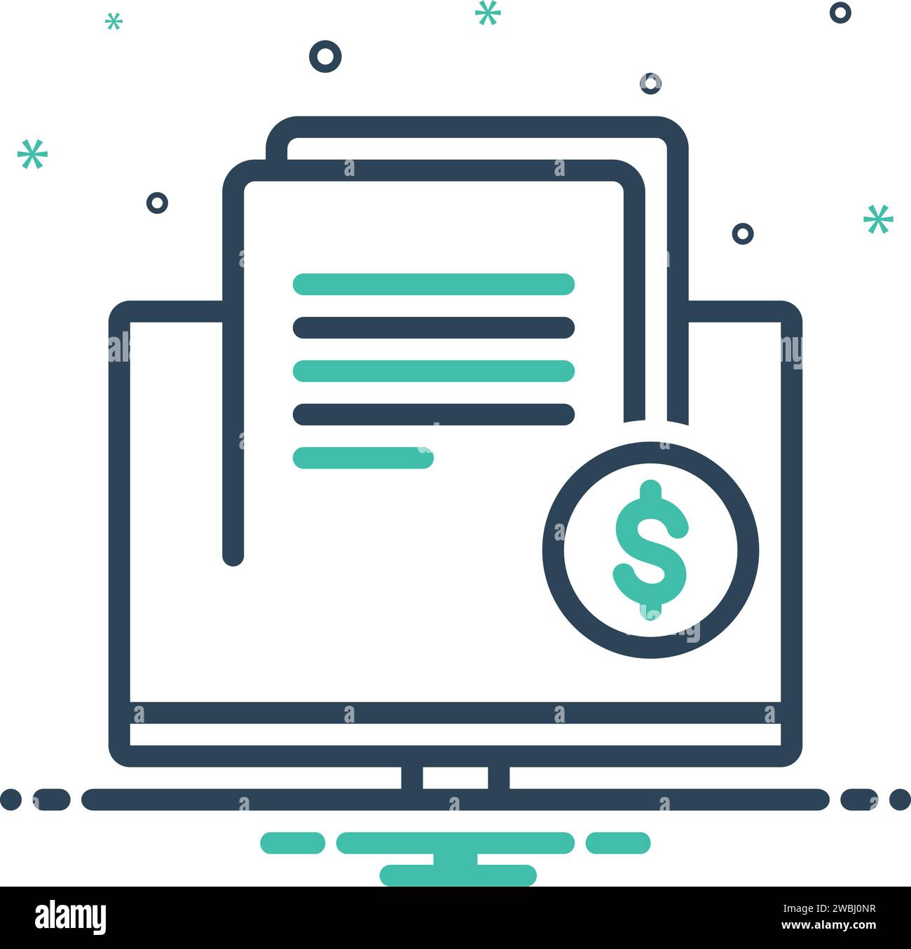 Icon for invoicing,receipt Stock Vector Image & Art - Alamy