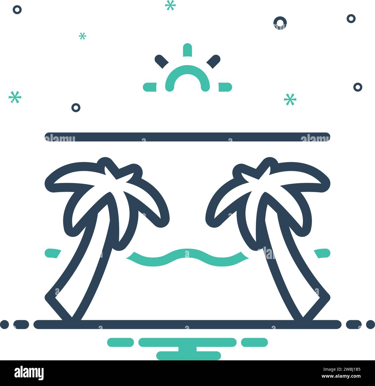 Icon for beach, seaside Stock Vector Image & Art - Alamy