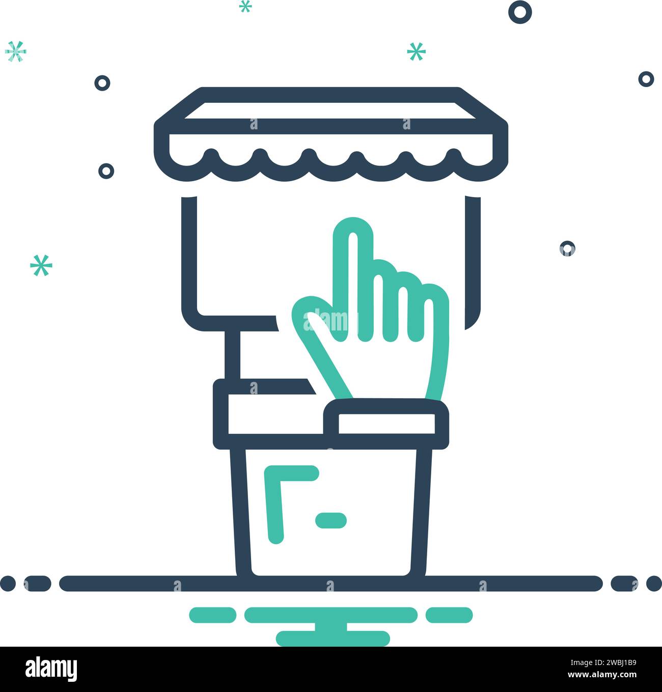 Technology kiosks Stock Vector Images - Alamy