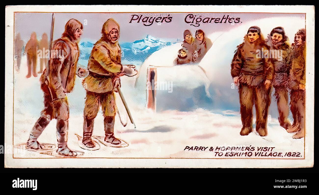 Parry & Hoppner, 1822 - Vintage Cigarette Card Illustration Stock Photo ...
