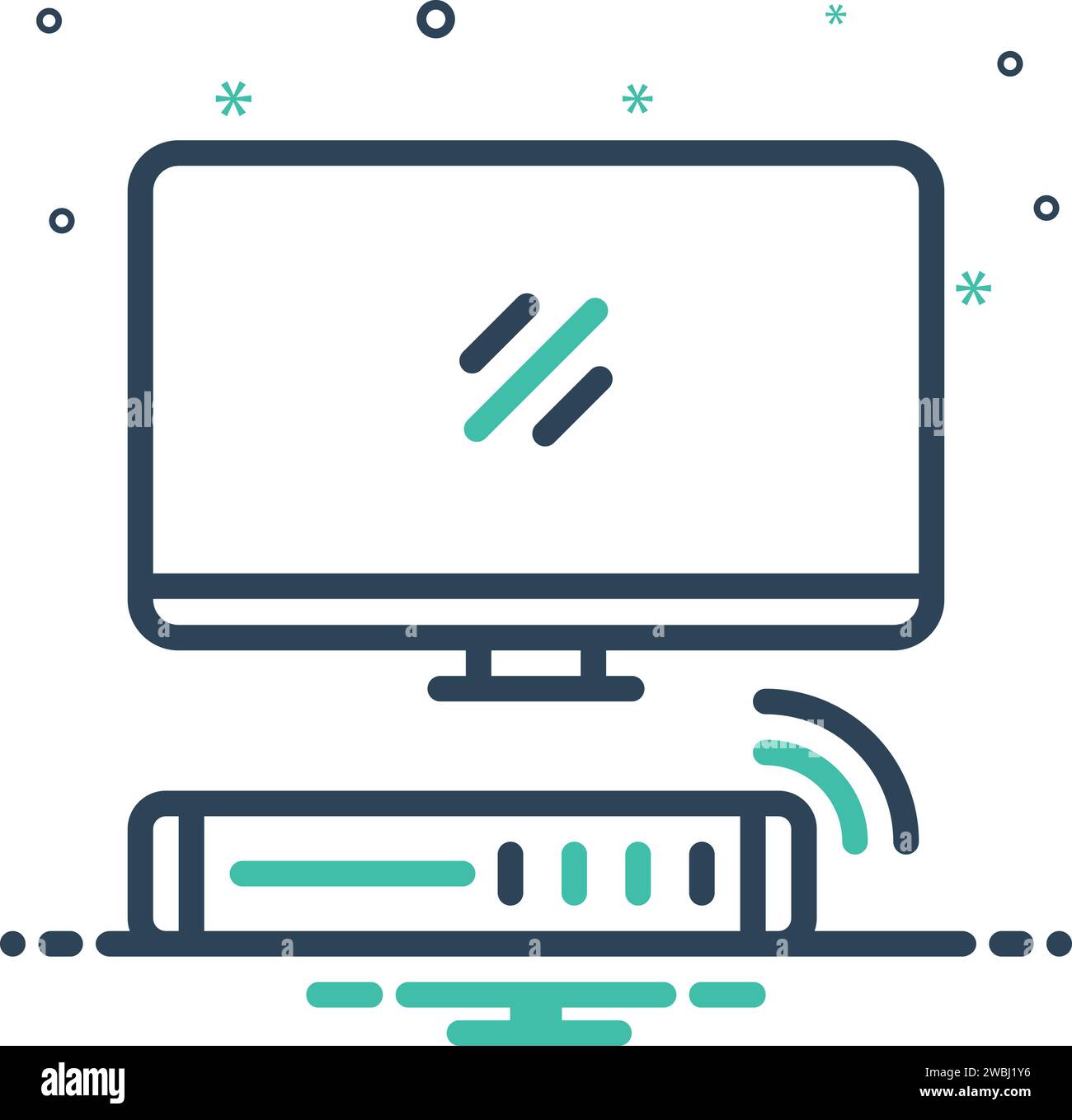 The small screen Stock Vector Images - Alamy