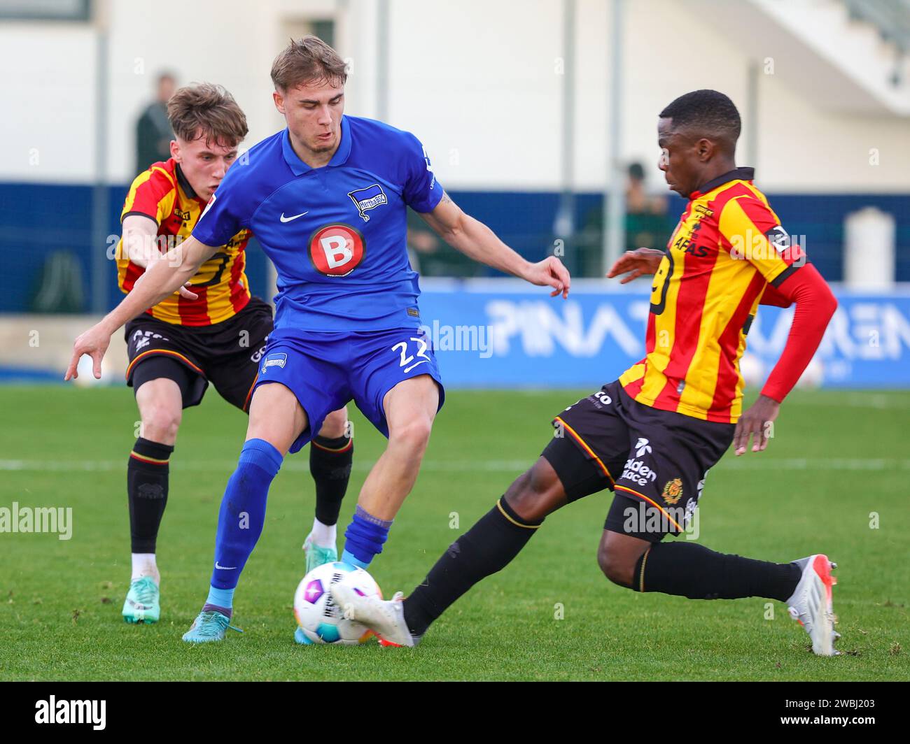 San Pedro Del Pinatar, Spain. 10th Jan, 2024. Noe Rottiers (12) of KV ...