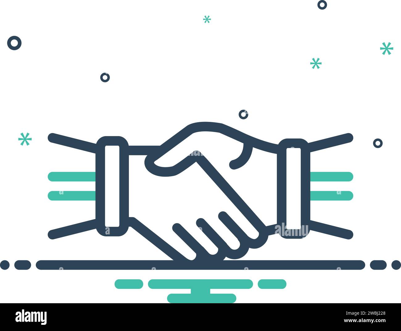 Icon for hand shake,hand Stock Vector Image & Art - Alamy