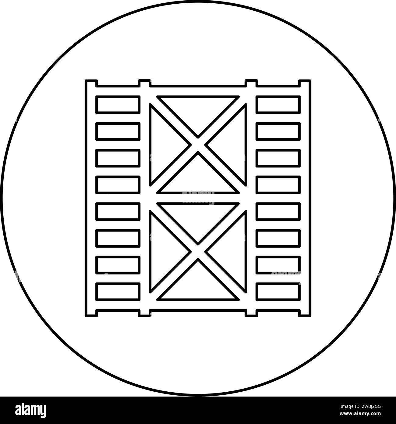 Scaffolding prefabricated construction frame floors two 2 icon in ... Scaffolding prefabricated construction frame floors two 2 icon in ...