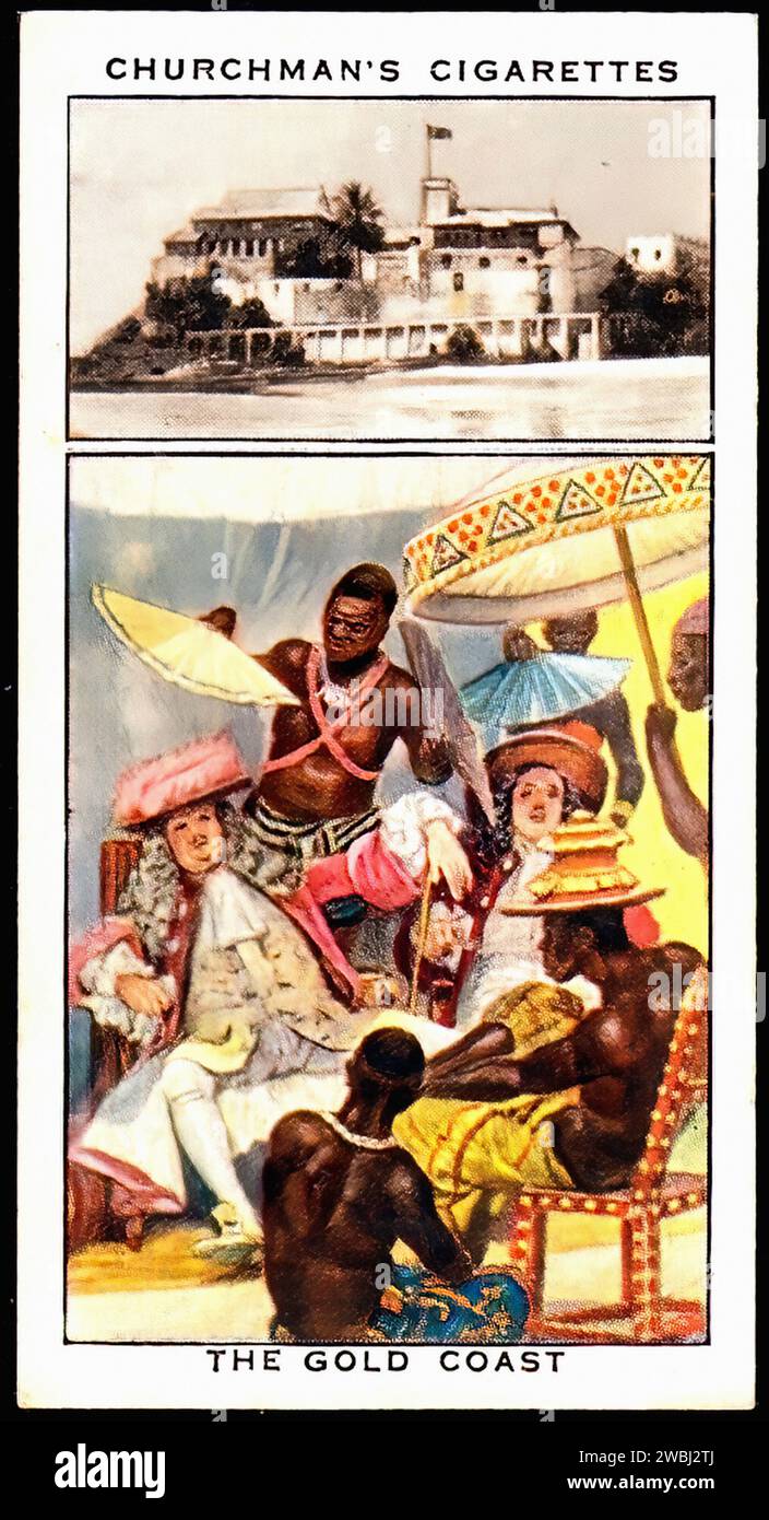 The British Empire, The Gold Coast - Vintage Cigarette Card ...