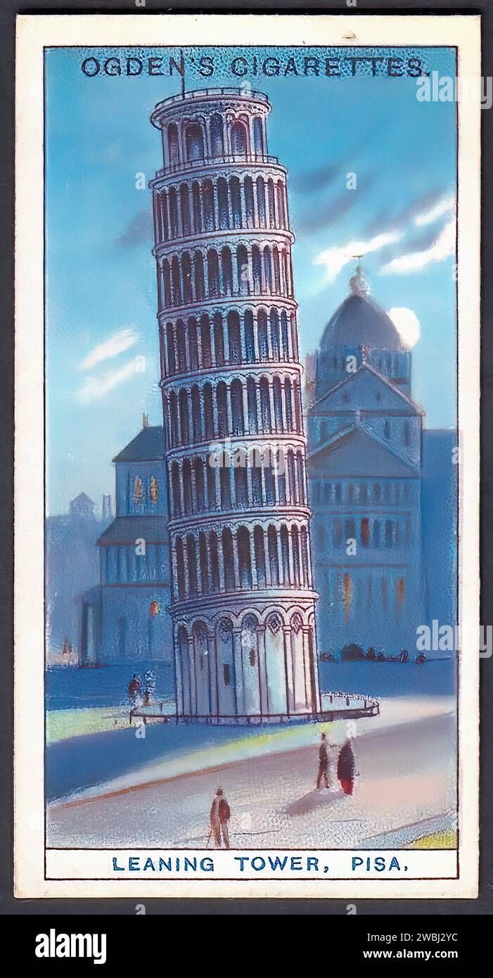Pisa tower illustration hi-res stock photography and images - Alamy