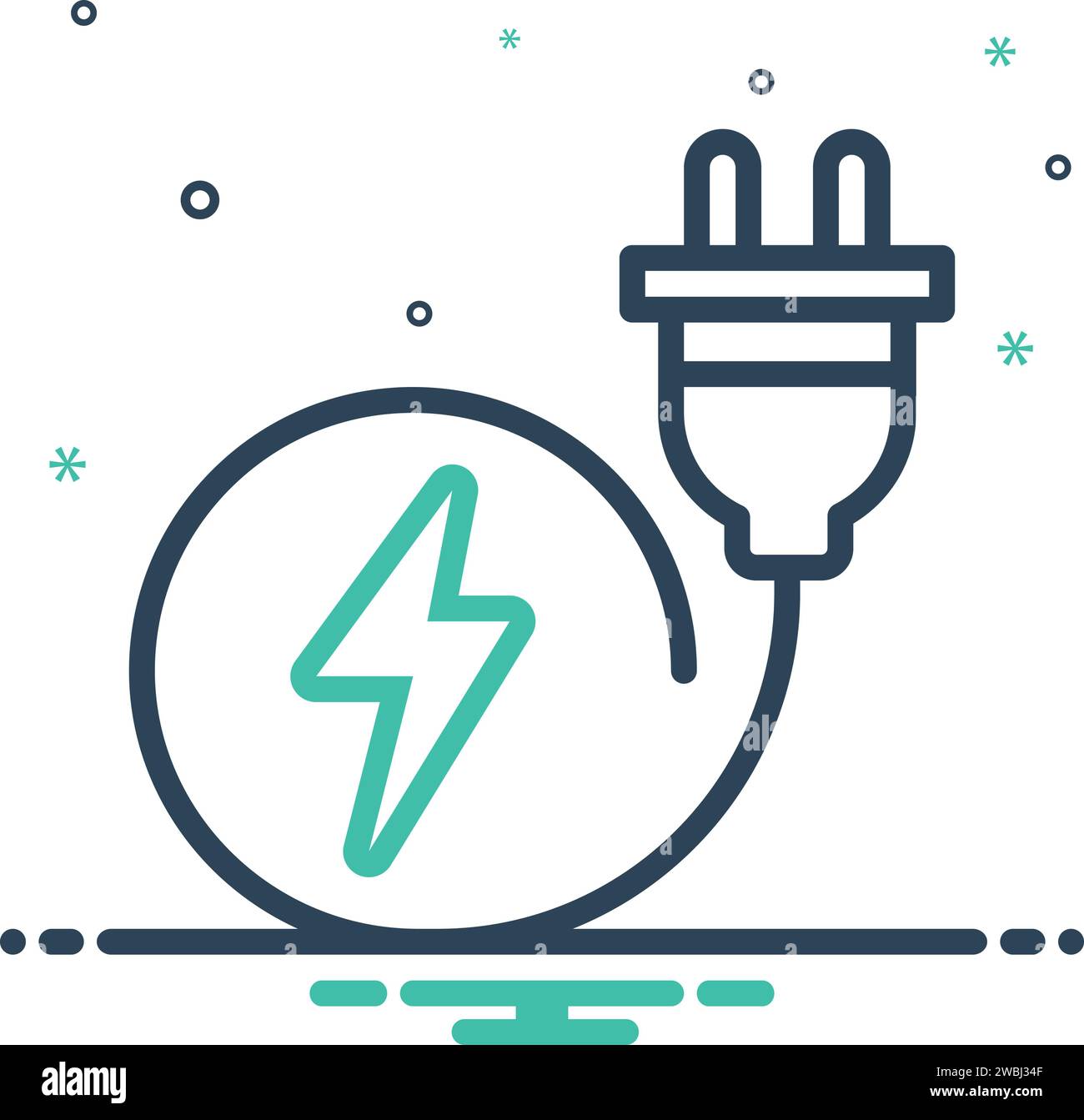 Icon for plug,switch plug Stock Vector Image & Art - Alamy