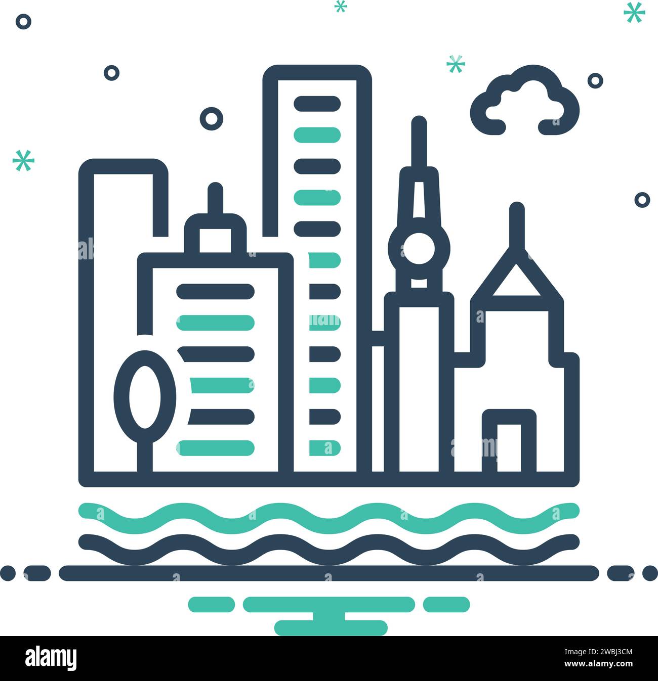 Liverpool skyline Stock Vector Images - Alamy