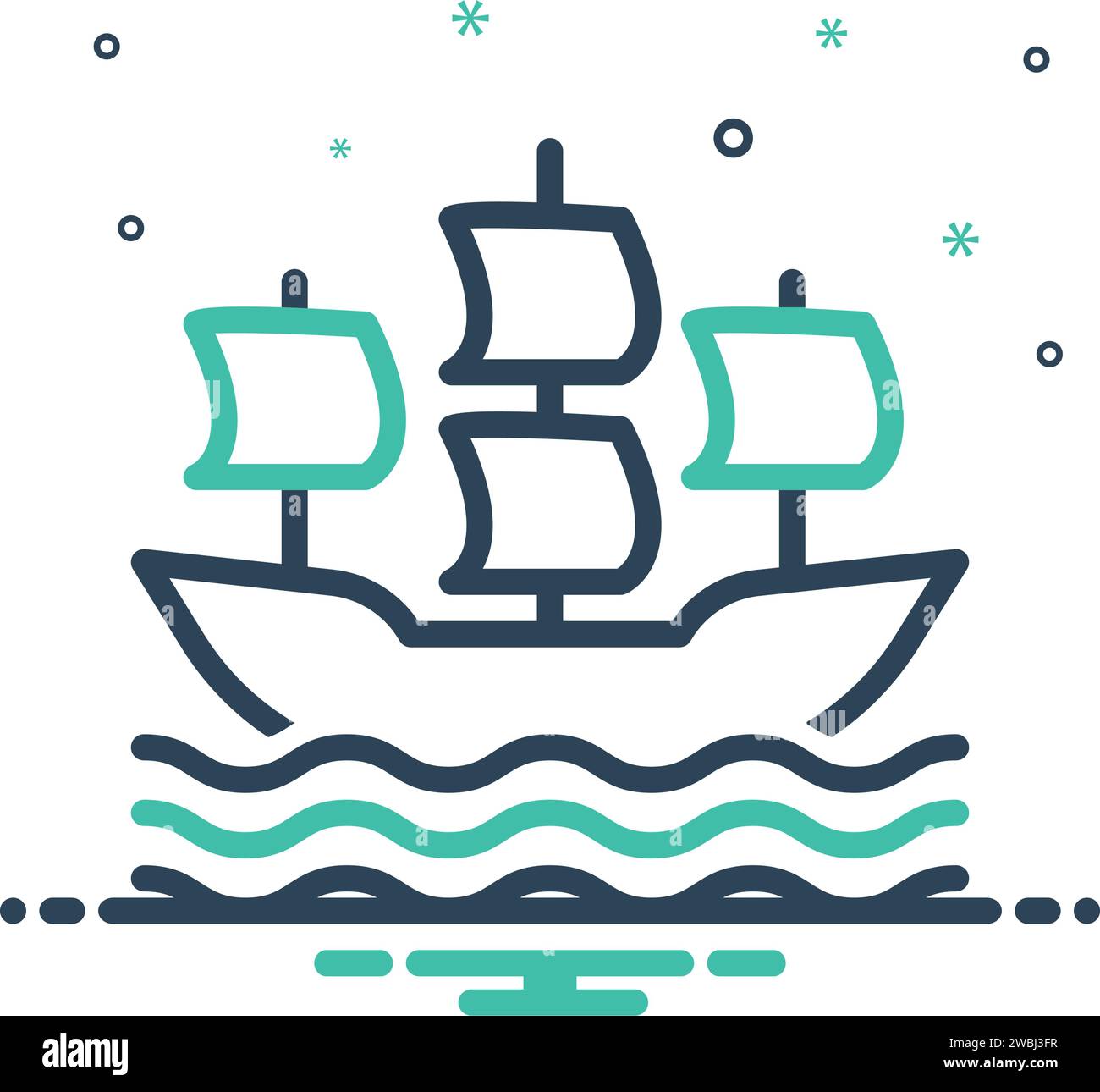 Icon for sailing ship,sailboat Stock Vector Image & Art - Alamy