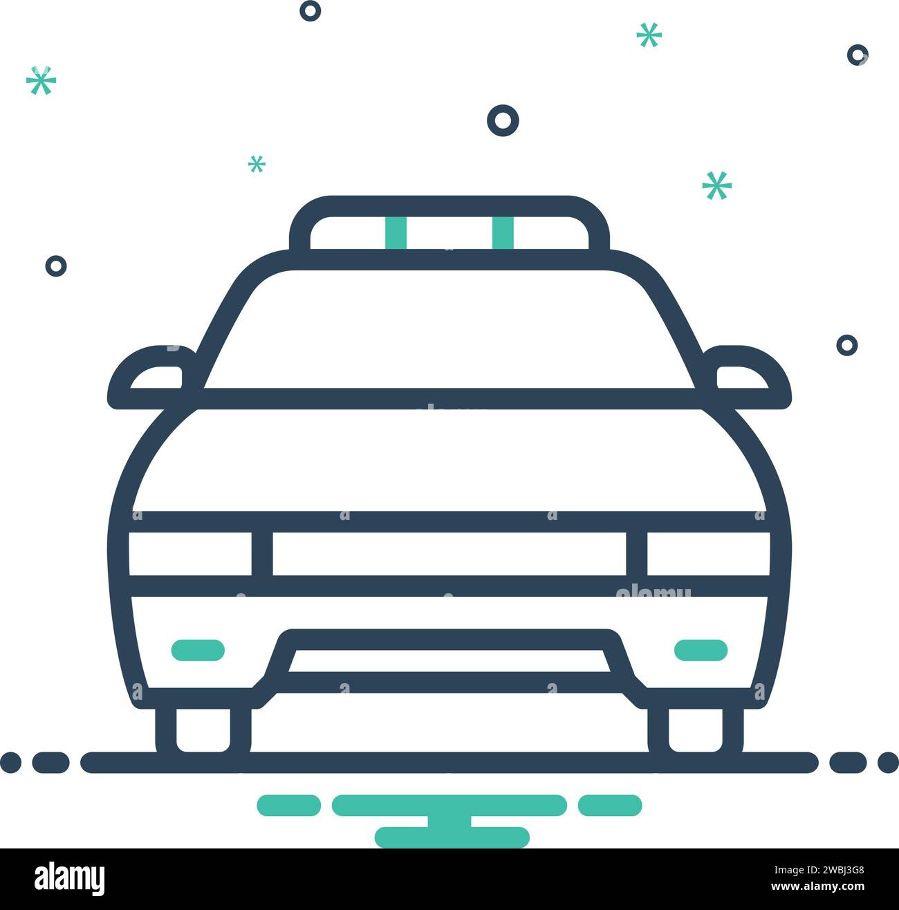Car patrolling Stock Vector Images - Alamy