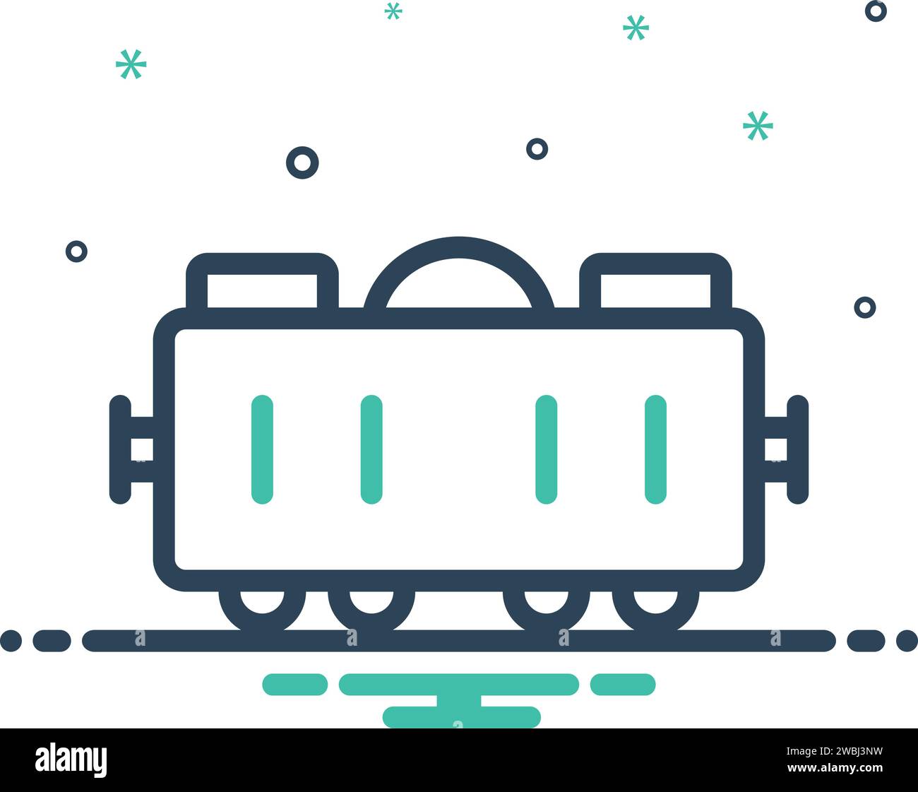 Goods train Cut Out Stock Images & Pictures - Alamy