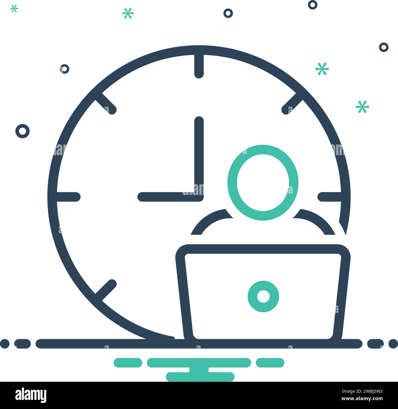 Hourly vector vectors Stock Vector Images - Alamy