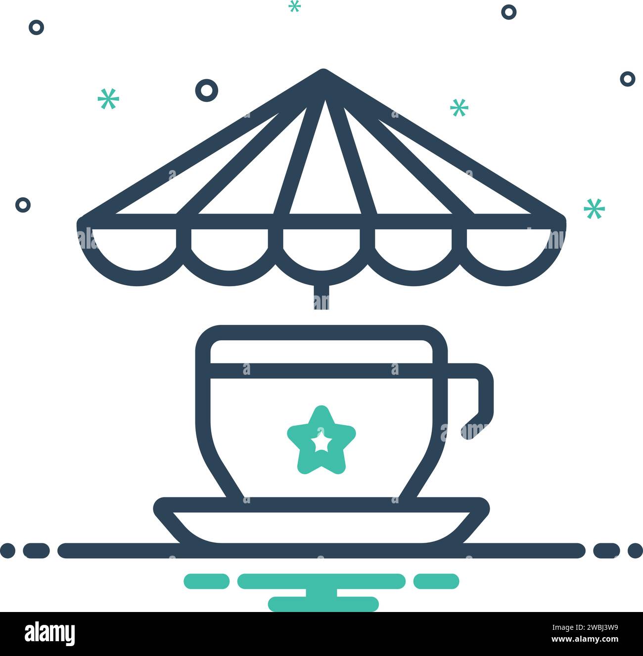 Tea stall Stock Vector Images - Alamy