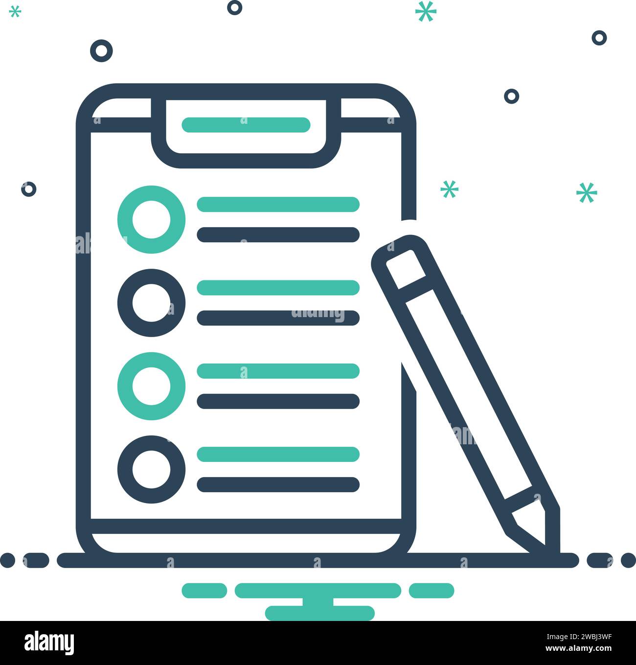 Icon for checklist,clipboard Stock Vector Image & Art - Alamy