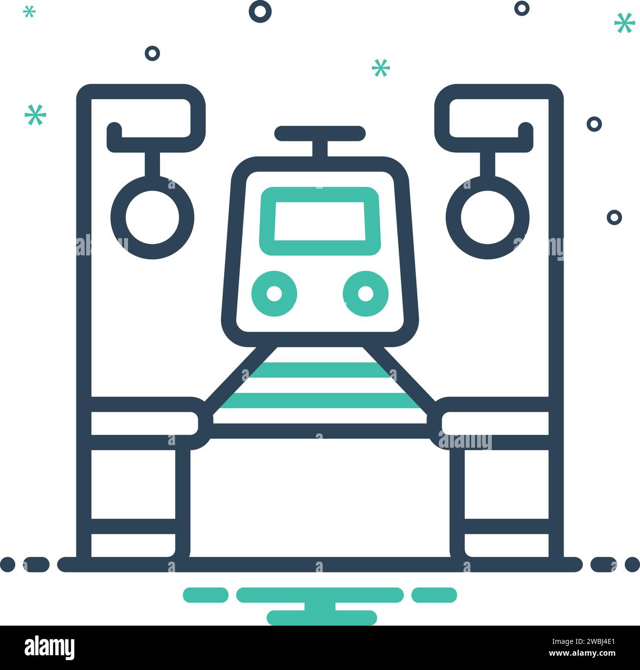 Platforms station Stock Vector Images - Alamy