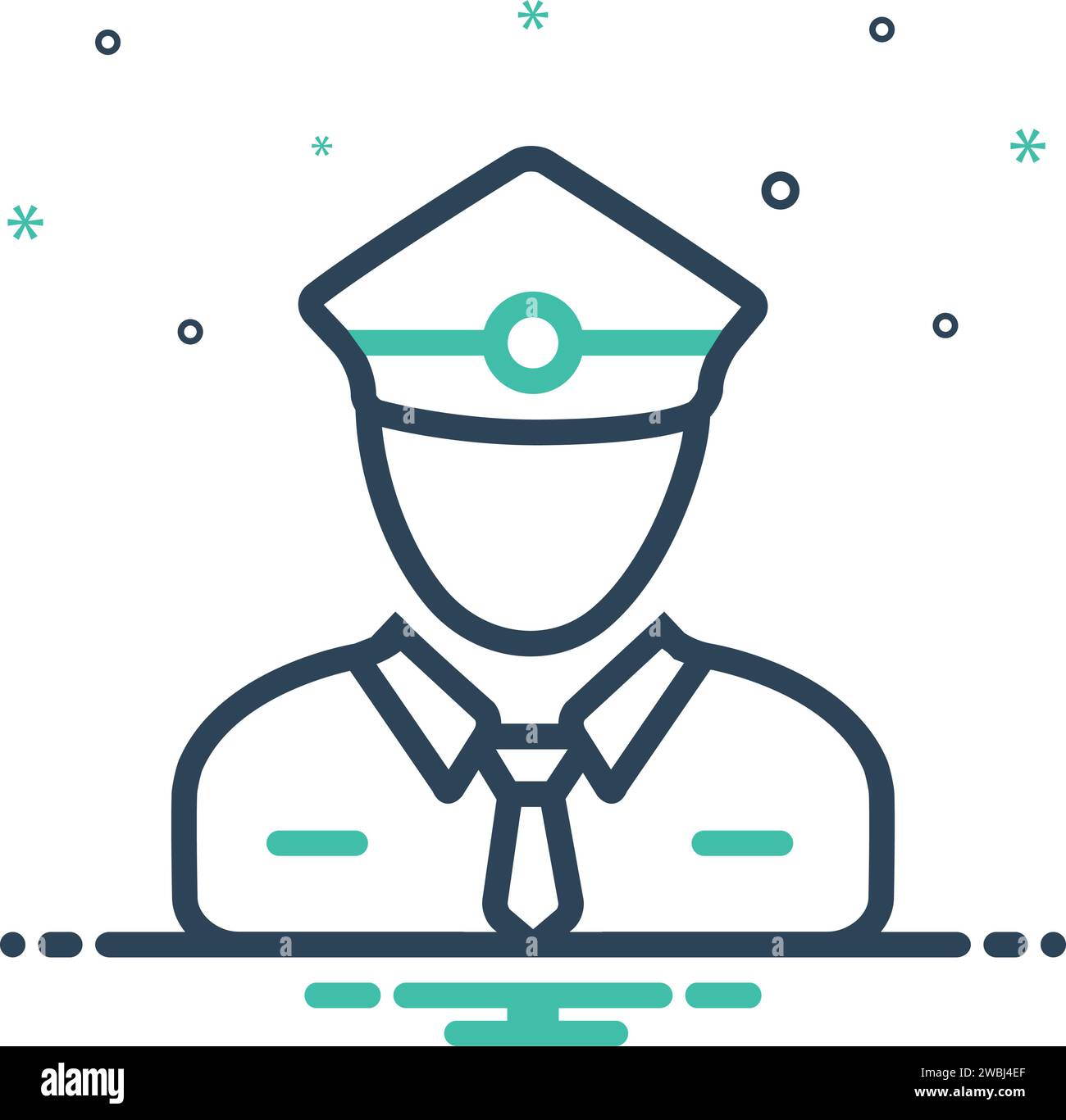 Icon for ticket collector,checker Stock Vector Image & Art - Alamy