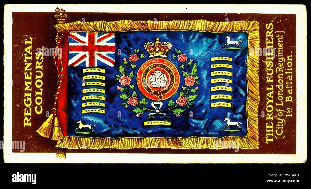 Regimental Colours of The Royal Fusiliers (City of London Regiment ...